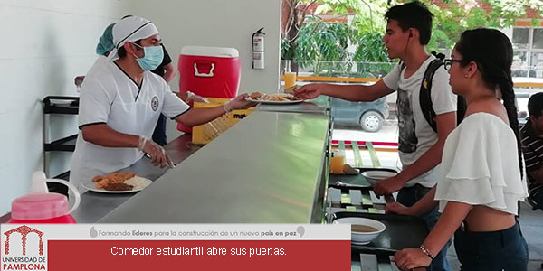 Universidad de Pamplona - Comedor estudiantil abre sus puertas